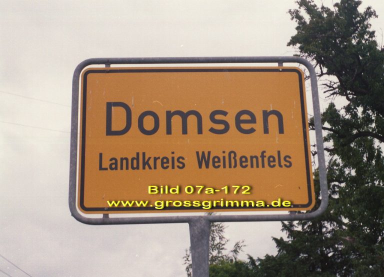 Domsen – Gemeinde Grossgrimma